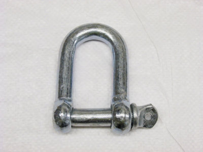 Dee Shackle Screw Pin Galvanised 3MM (Commercial Chain Connector ...