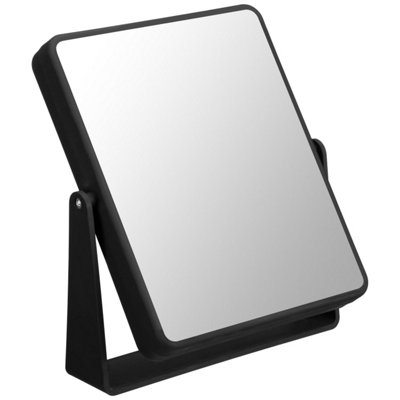 DEENZ Handy Swivel Rectangle Magnifying Mirror Black Frame Dressing ...