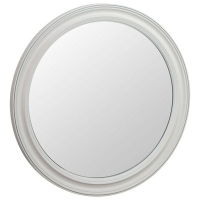 DEENZ Traditional Bold Round Mirror Stylish Statement And Brighten ...