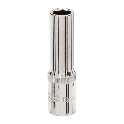 DEEP 10mm Socket Driver 6 Point 3/8" Ratchet Spanner Bit Steel Square Tool