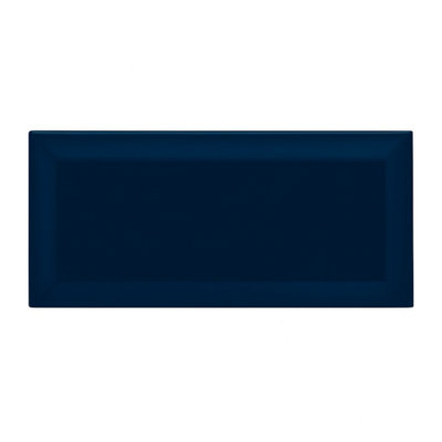Deep Blue Gloss Metro Tiles (250 Pack-5 Box-5m2 Coverage)-Premium ...