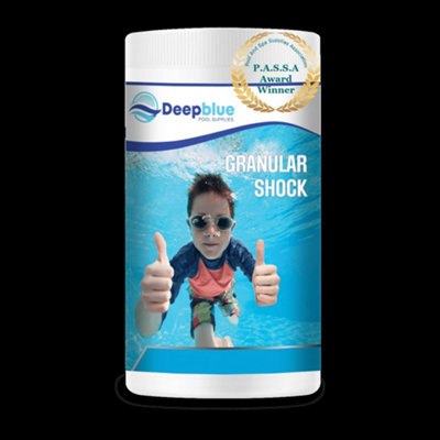 Deep Blue Pro 6 x 1kg Granular Shock calcium hypochlorite granules