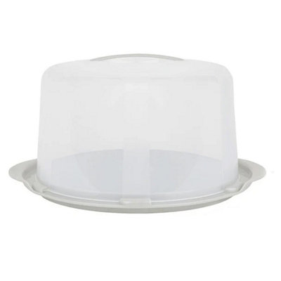 Deep Cake Clear Plastic Storage Containers With Handles & Lids For ...