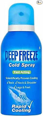 Deep Freeze Cold Pain relife Spray 6pack x 150ML | DIY at B&Q