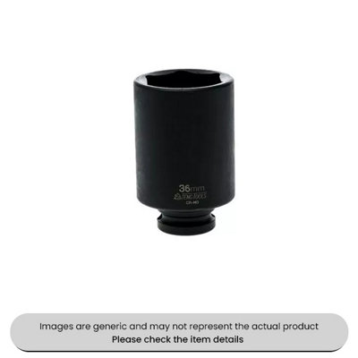 Deep Metric Impact Sockets 1/2" Drive, DIN Standard, 30MM Pack Qty 1
