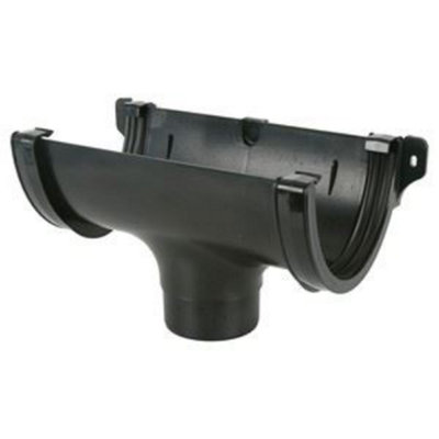 Deep Style Running Outlet 170mm Black Home DIY Guttering Downpipe ...