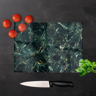 Deepest Green Quartz Effect Chopping Board