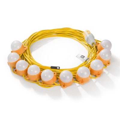 Defender 22m LED Fully Enclosed Festoon Lighting Kit - 240v | DIY at B&Q