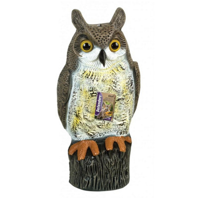 Defenders Owl Defender Statue Brown (One Size) | DIY at B&Q