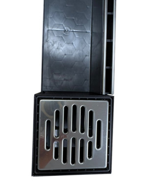 DekDrain - Vela PP (121x50x1000) - A15 Edge Slot Drain upstand 87mm -1m ...