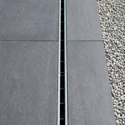 DekDrain - Vela PP (121x84x1000) - A15 Edge Slot Drain upstand 20mm -1m ...