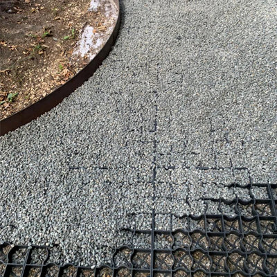 DekRock Heavy Grass/Gravel Paving Grids (Pack of 40, 10sqm) BLACK