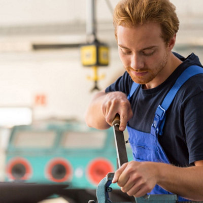 Dekton 200mm Engineers Flat Metal File Second Cut Filing For Wood Metal 8"