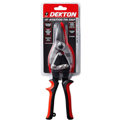 Dekton 250mm Straight Cut Aviation Tin Snip Cut Cutting Shear Sheet ...