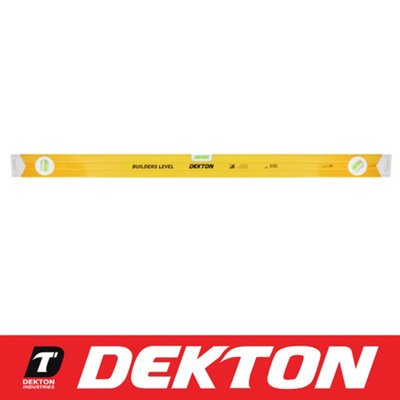 Dekton 36'' 900mm Builders Spirit Level Milled Edges Ridged body End ...
