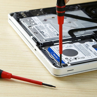 Dekton 3pc Long Precision Screwdriver set, Includes: Flat: 2-2.5-3mm ...