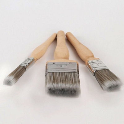 Dekton 3pc Professional Grade Precision Paint Brush Set Decorating DIY ...
