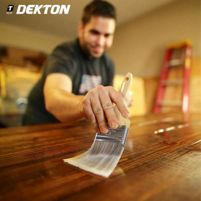 Dekton 3pc Professional Grade Precision Paint Brush Set Decorating DIY ...