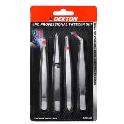 DEKTON 4PC TWEEZERS SET, DT95900