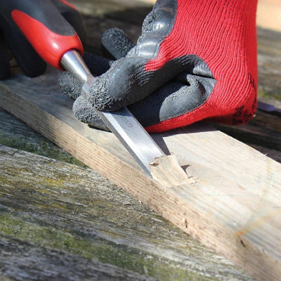 Dekton 4pc Wood Chisel Set Woodworking Carpentry Bevel Edge 6mm 13mm ...