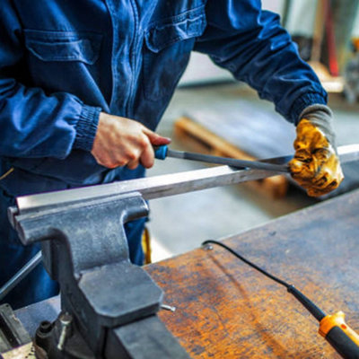 Dekton 5Pc 200mm Soft Grip Assorted Engineer Metal File Set Heavy Duty ...