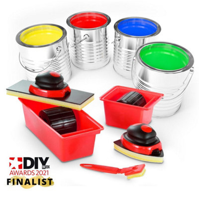 Dekton 7Pcs Paint Pad Professional Decorating Painting Kit Tray Soft ...