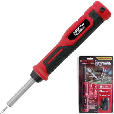 Dekton 8v Cordless Electronics Small Soldering Iron Electric Solder ...