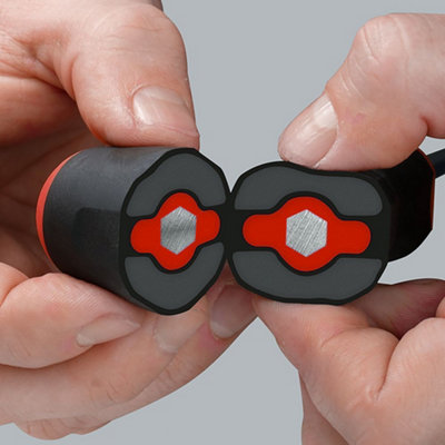 Dekton Bolster Screwdriver Flat, Magnectic Tips with Hex Bolt fittings.