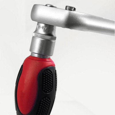 Dekton Bolster Screwdriver POZI, Magnectic Tips with Hex Bolt fittings.