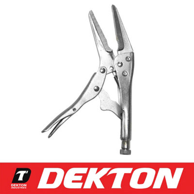 Dekton Combination Diagonal Side Cutters Long Nose Locking Grips Pliers ...