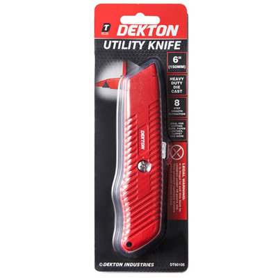 DEKTON DT60105 6"/150mm Heavy Duty Retractable Utility Cutter