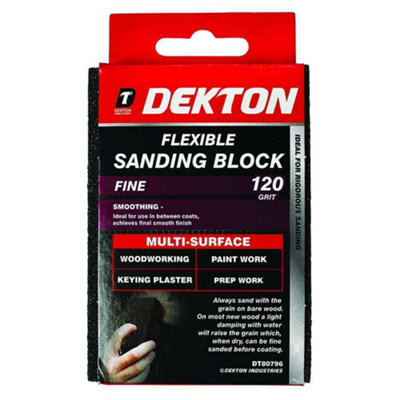 Dekton DT80796 Flexi Sanding Block 120G