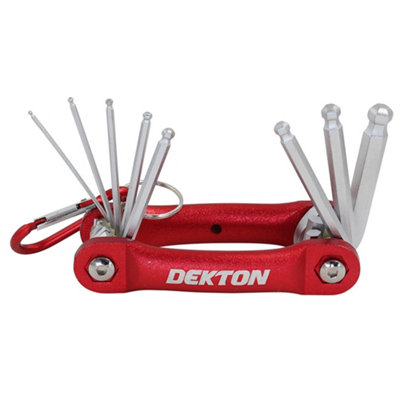 DEKTON DT85520 FOLDING HEX KEY SET
