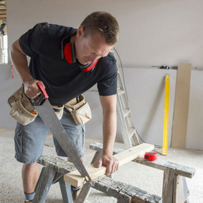 Dekton Heavy Duty Handsaw 500mm 8TPI Carpenters Hand Saw Sharp Cut ...