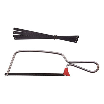 Dekton Junior Hacksaw With Blade & 6 Extra Blades Cutting Wood Steel ...