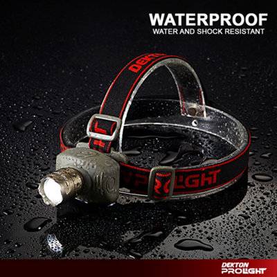 Dekton Searcher COB LED Head Light Torch Headlamp 160 Lumens 200M ...