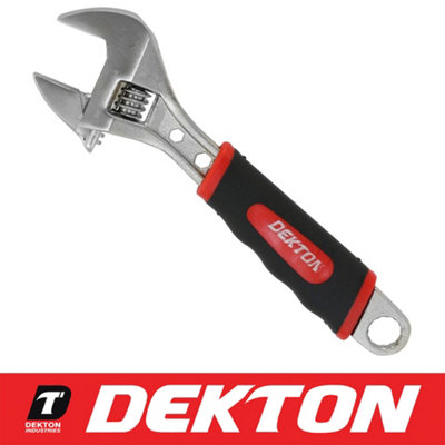 Dekton Sure Grip Adjustable Spanner Monkey Wrench 8" 200mm Size Heat ...