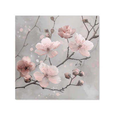 Delicate Spring Blossom Kitchen Splashback
