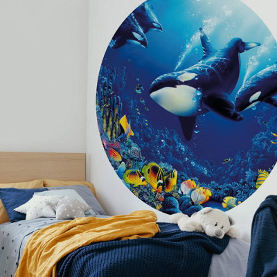 Delight of Life Mural - 144x144cm - 5402-R | DIY at B&Q