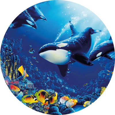 Delight of Life Mural - 144x144cm - 5402-R | DIY at B&Q