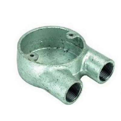 Deligo 20mm U-Box Galvanized U Conduit Boxes
