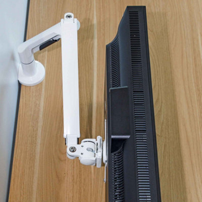Dellonda Adjustable & Rotating Single Monitor Arm, 12kg Load Capacity ...