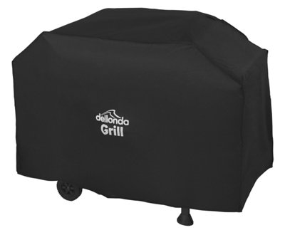 Dellonda DG19 Black PVC Cover for BBQs, Waterproof for Outdoor Use 1325 ...