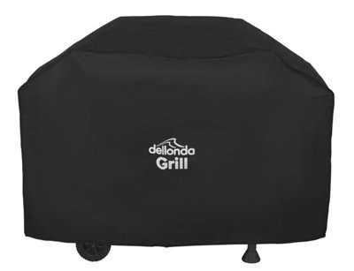 Dellonda DG19 Black PVC Cover for BBQs, Waterproof for Outdoor Use 1325 ...
