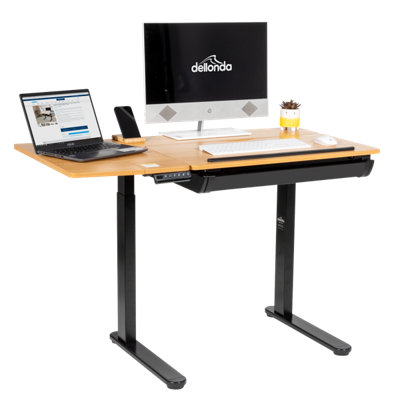 Dellonda Electric Standing Drafting Desk Ergonomic Drawing Sit/Stand ...
