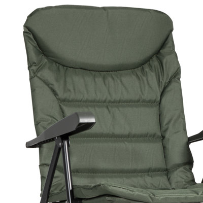 Dellonda Portable Fishing Chair, Reclining, Water Resistant, Adjustable ...