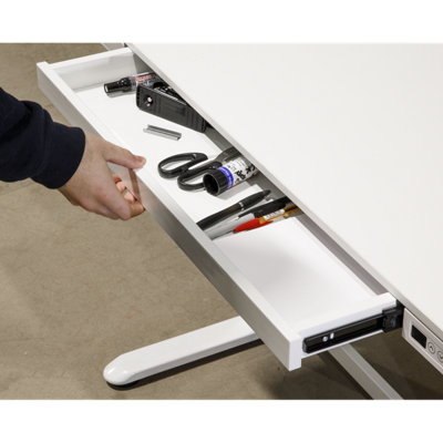 White desk with usb ports store