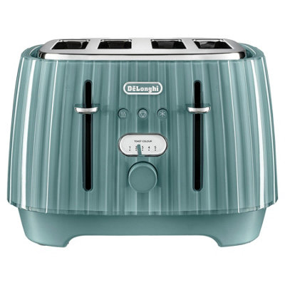 Delongghi Ballerina 4 Slice Laguna Green Toaster