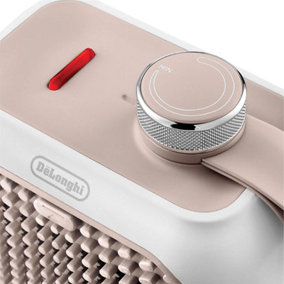 Delonghi HFX10B03, Capsule Desk Ceramic Heater, 360 Watt, White