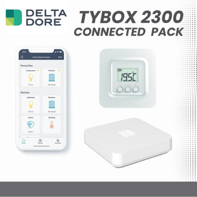 Delta Dore 2300 Connected Pack Smart Thermostat 6050681